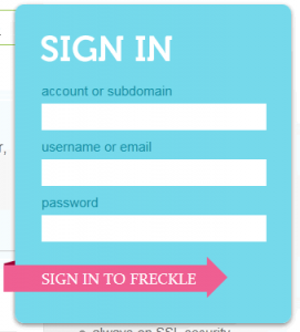 letsfreckle-login-form-design-example | Smiley Cat