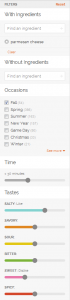 Faceted Navigation Design Gallery | Smiley Cat