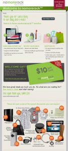 Welcome Email Design Gallery | Smiley Cat