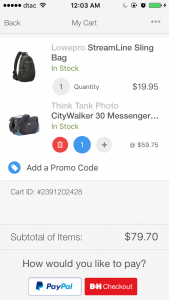 Ecommerce Mobile App Shopping Carts Design Gallery | Smiley Cat