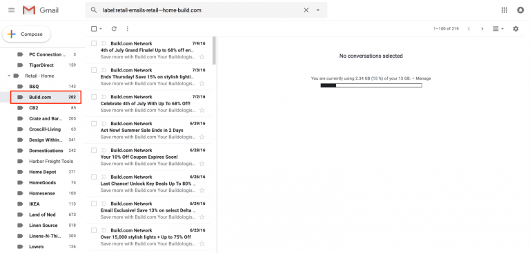How to Mass Delete All the Emails in a Folder in Gmail | Smiley Cat